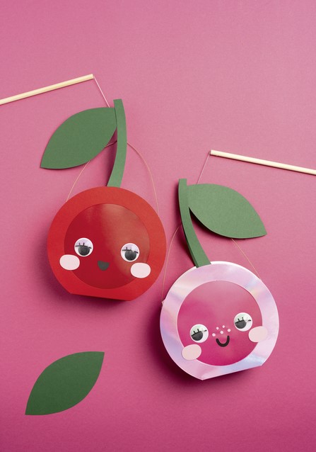 Wiebelogen Folia met wimpers 30mm set à 6 stuks assorti GebroedersWinter